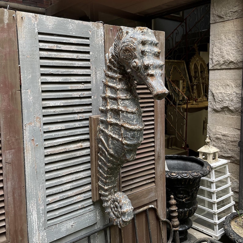 Large Rustic Seahorse Wall Sculpture – Coastal Beach House Decor - Etsy