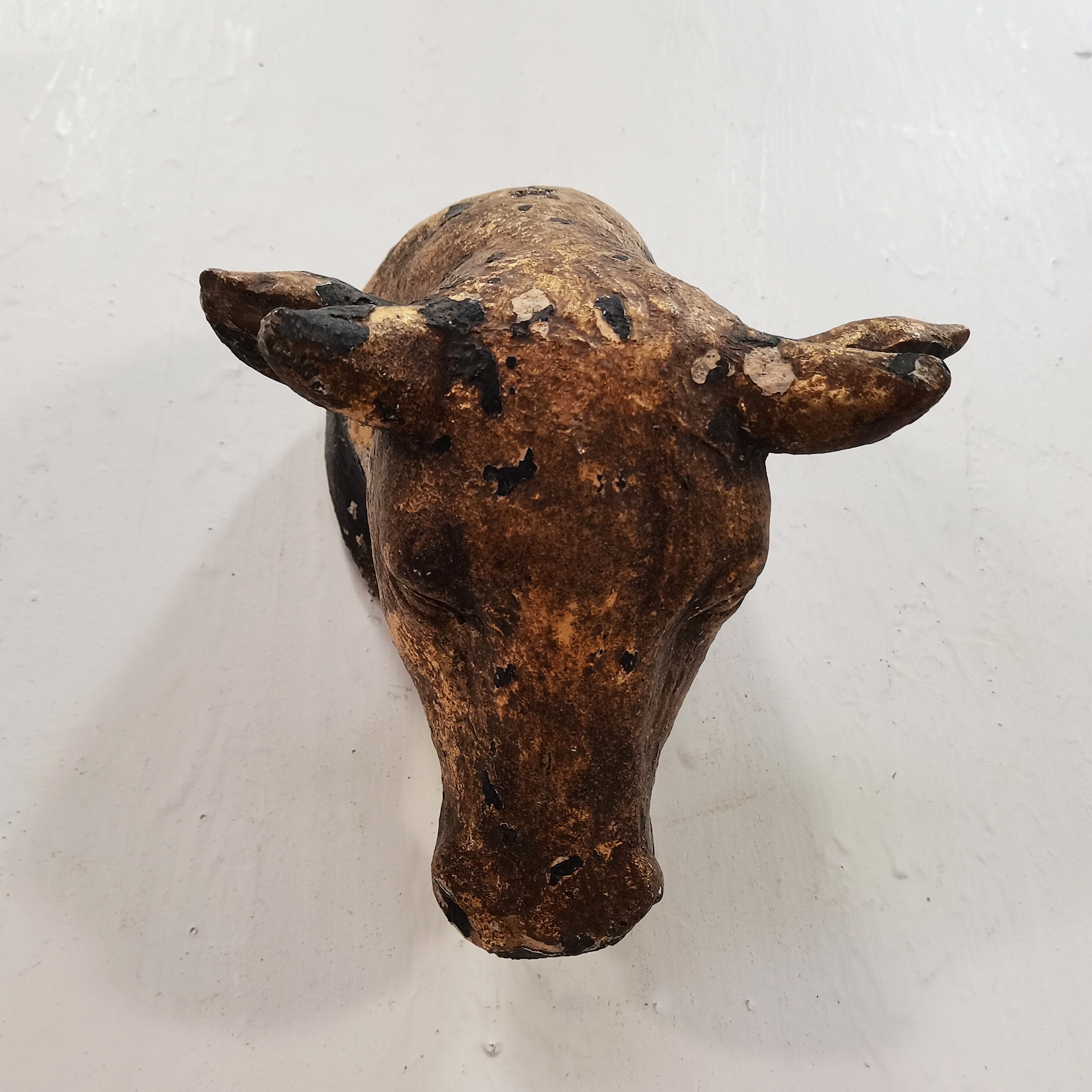 Vintage Bull Head Wall Mount Farmhouse Wall Decor - Etsy