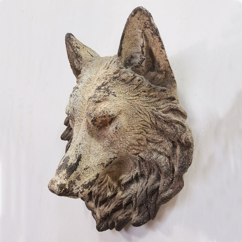 Wolf Sculpture - Etsy