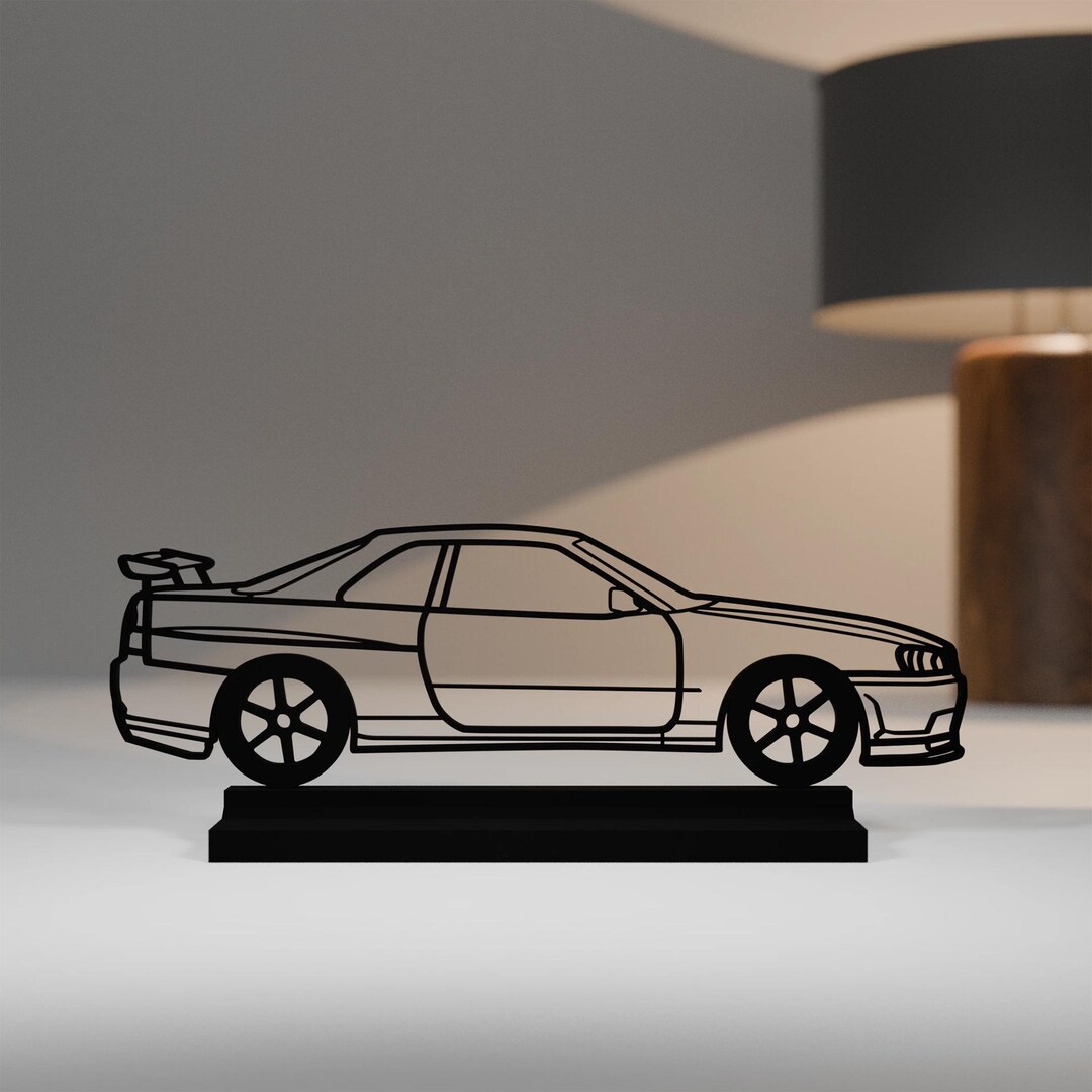 Skyline GT-R (R34) Model, Personalisable, 3d Print, Gift for Car Lovers ...