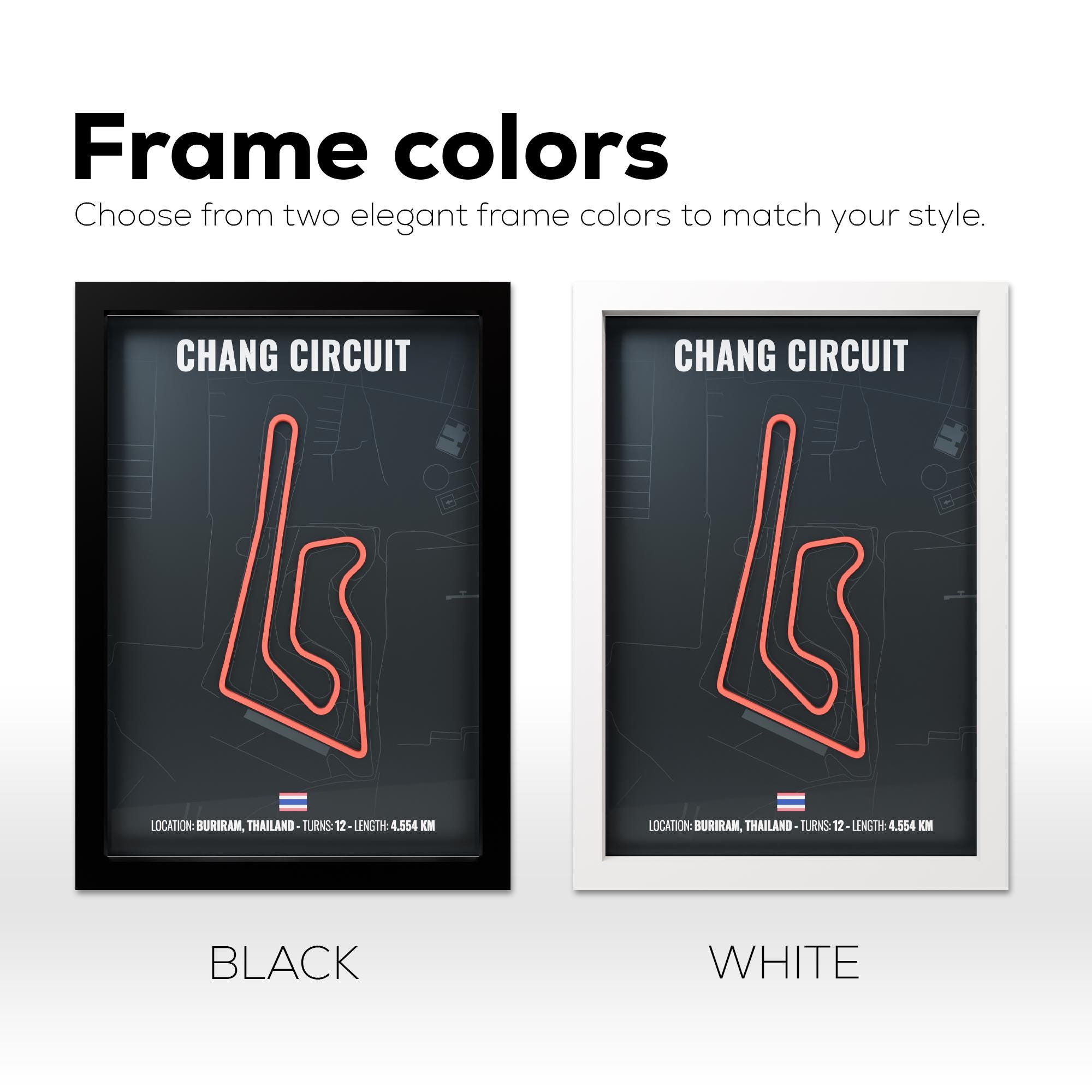 Chang Circuit 3D Poster, Made in Germany, Motogp Wall Decoration, High ...