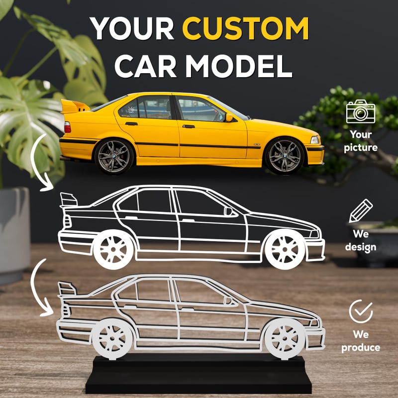 Car Model Sculpture - Etsy Canada