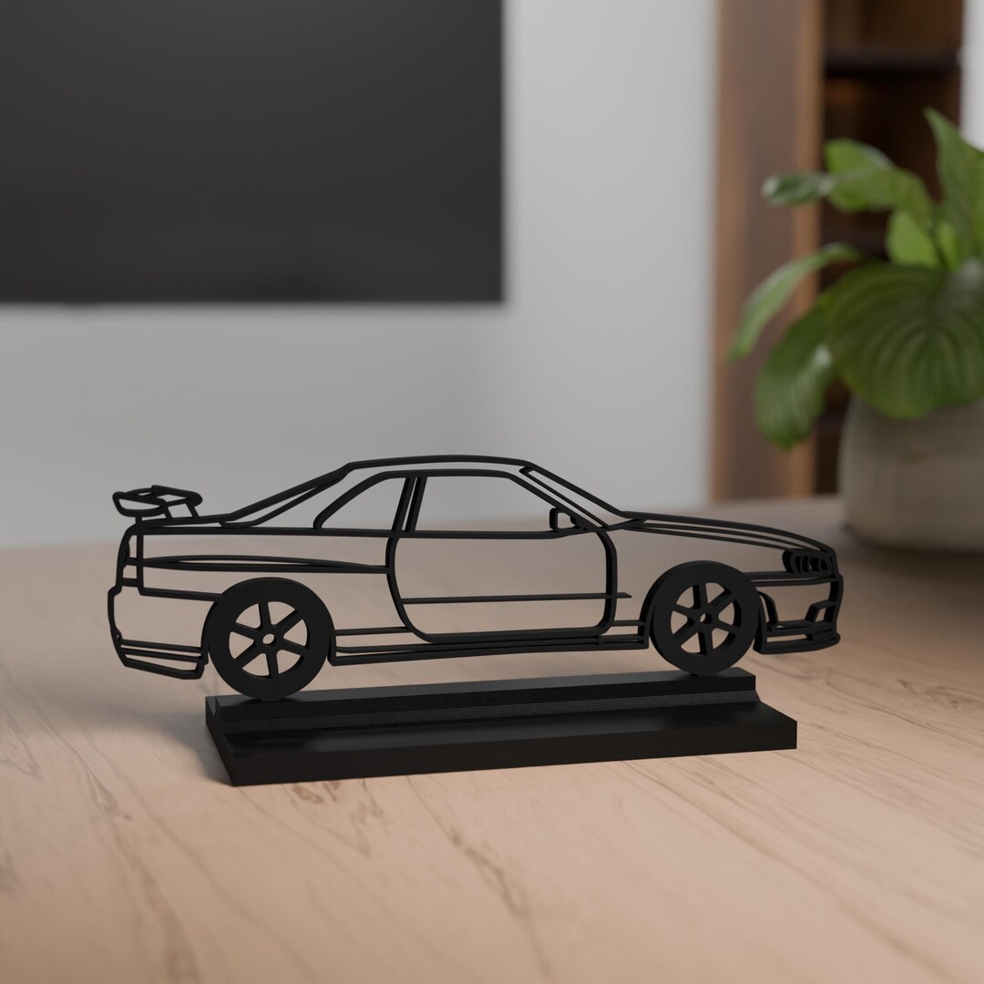 Skyline GT-R (R34) Model, Personalisable, 3d Print, Gift for Car Lovers ...