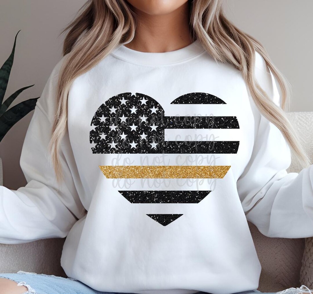 Thin Gold Line Heart Png | Dispatch Png | Sublimation | Screen Print ...