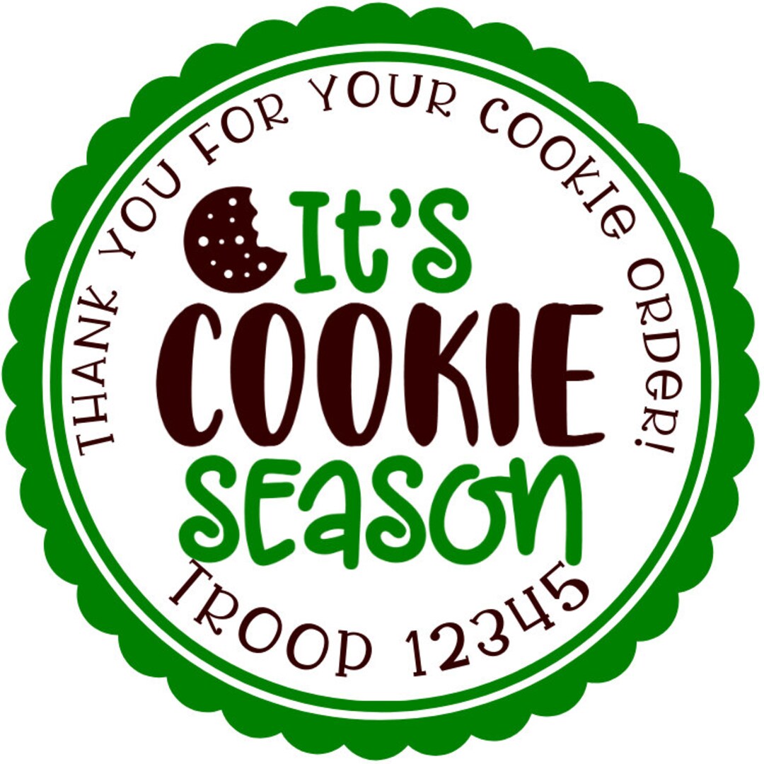 Girl Scout Cookie Stickers, Personalized Girl Scout Stickers, Girl ...