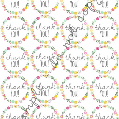 INSTANT DOWNLOAD / Thank You Heart 2 Printable Party - Etsy
