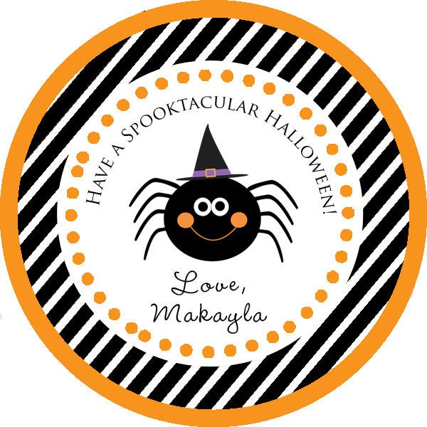 Halloween Labels - Etsy
