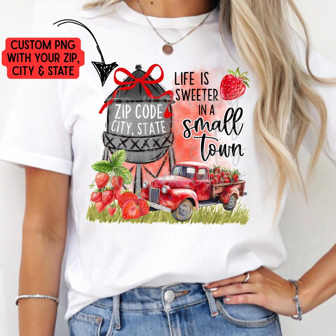 Strawberry Summer Festival Watercolor PNG: Small Town Fair (digital ...