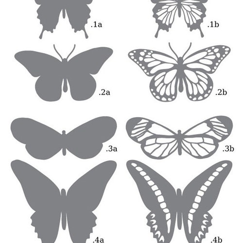 Butterflies SVG and DXF Files - Etsy