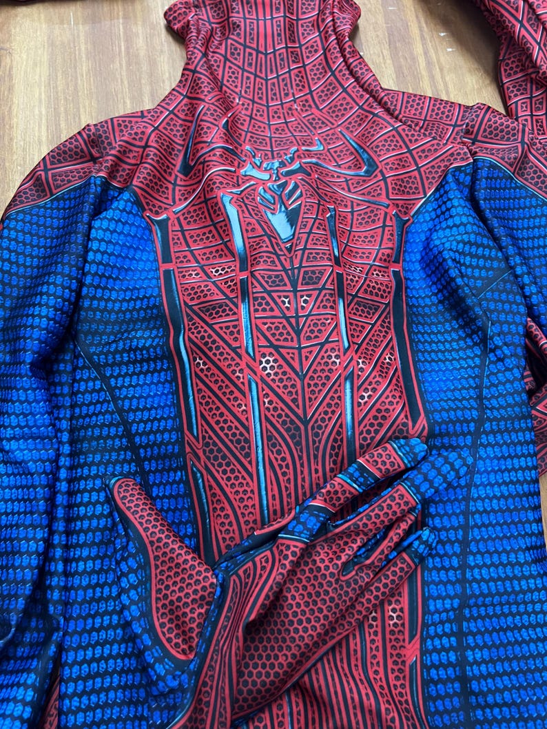 Realistic SPIDERMAN COSTUME Tasm1 and Classic COSPLAY Marvel Spiderman ...