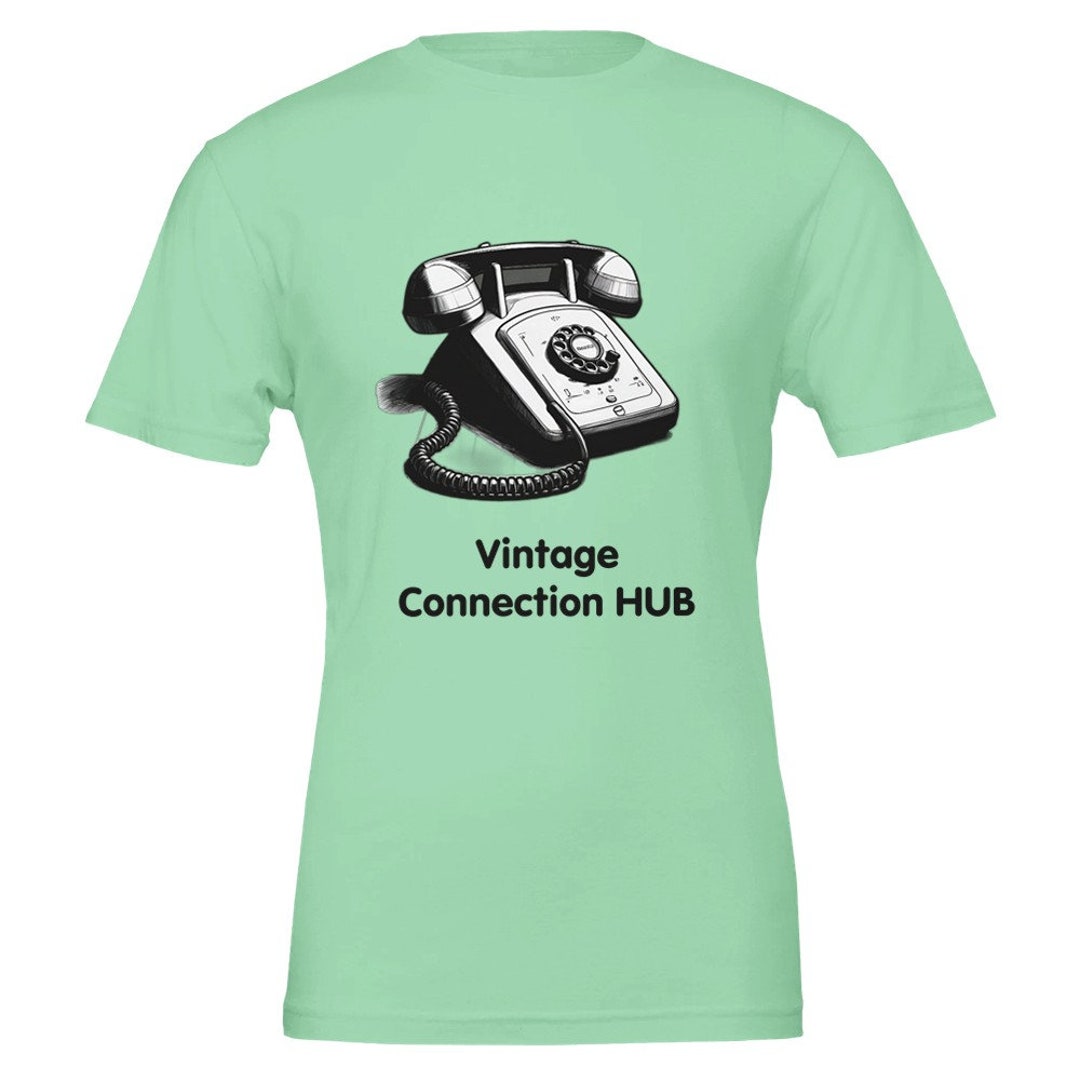 Vintage Connection HUB Shirt, Vintage Phone, 90s Tech, Tech Tee-shirts ...