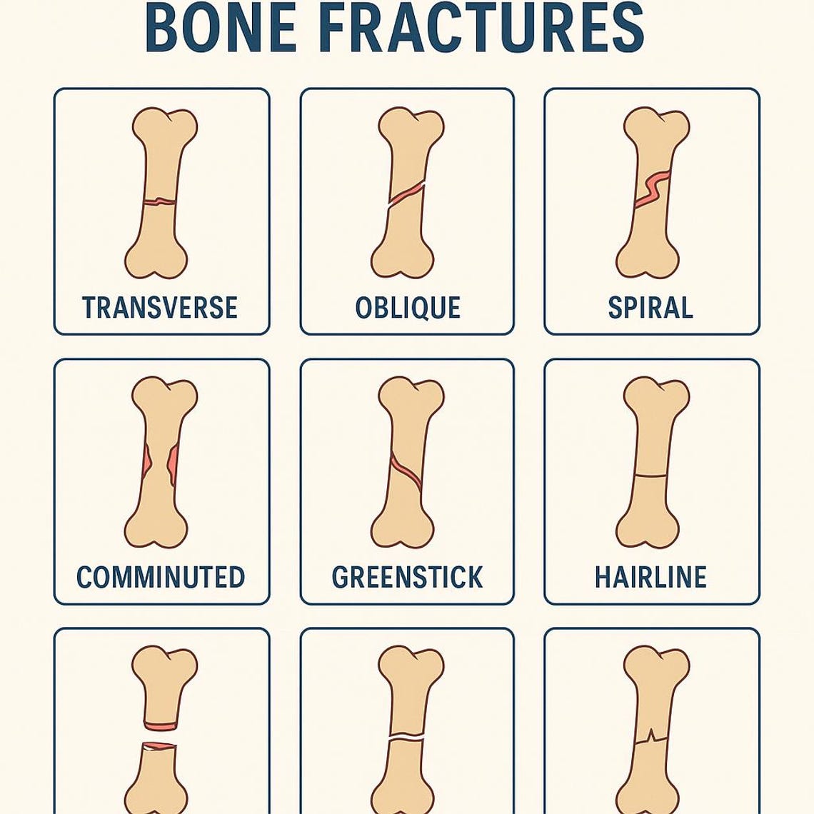 Types of Bone Fractures: Identifying and Describing | Daily Lesson ...