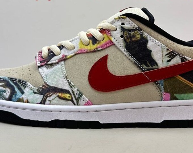 Custom SB Dunk Paris - Size 12 - Etsy