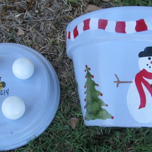 Snowman Planter - Etsy
