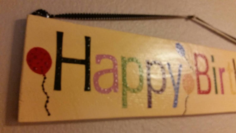 Happy Birthday Sign - Etsy