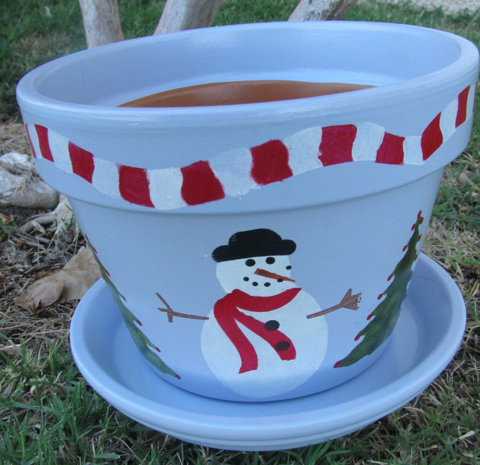 Snowman Planter - Etsy