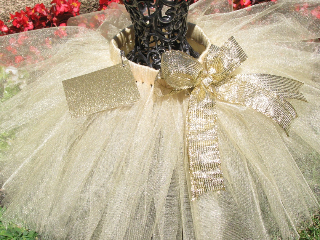 Gold Sparkle Tutu - Etsy