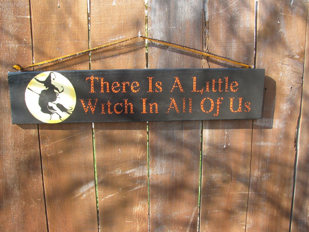 Halloween Witch Sign - Etsy