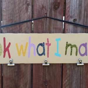 Kids Art Collection Hanging Sign - Etsy