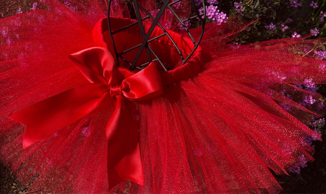 Red Tulle Tutu - Etsy