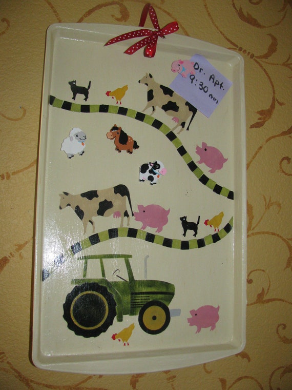 Magnetic Tractor Bulletin Board | Etsy