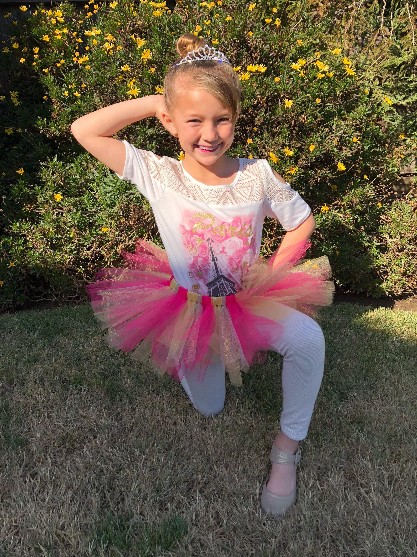 Princess Pink and Gold Tutu | Etsy