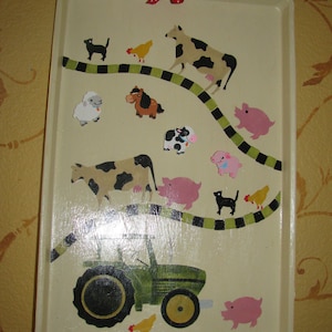 Magnetic Tractor Bulletin Board - Etsy
