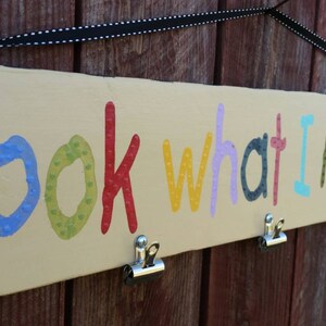 Kids Art Collection Hanging Sign - Etsy