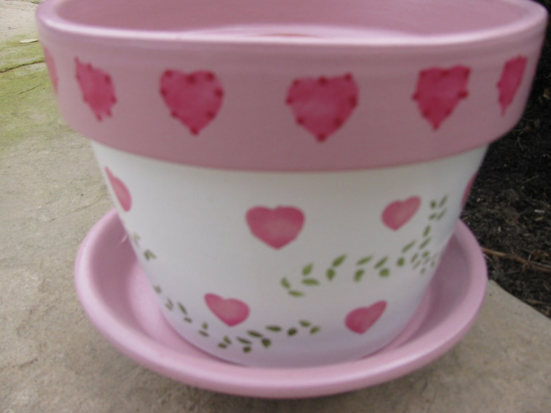 Heart Flower Pot - Etsy