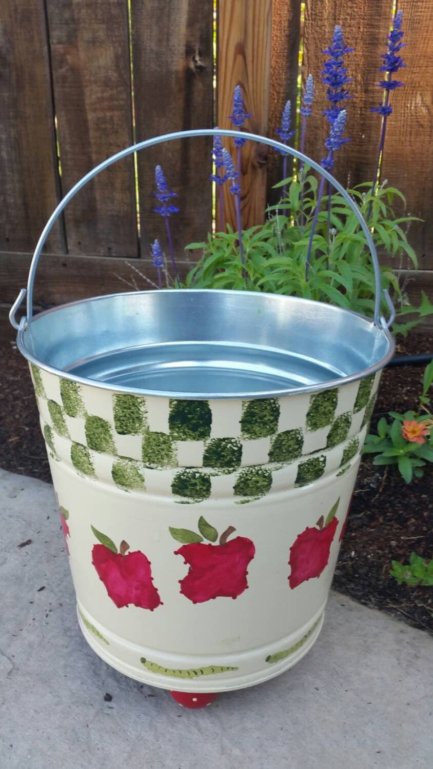Apple Bucket - Etsy