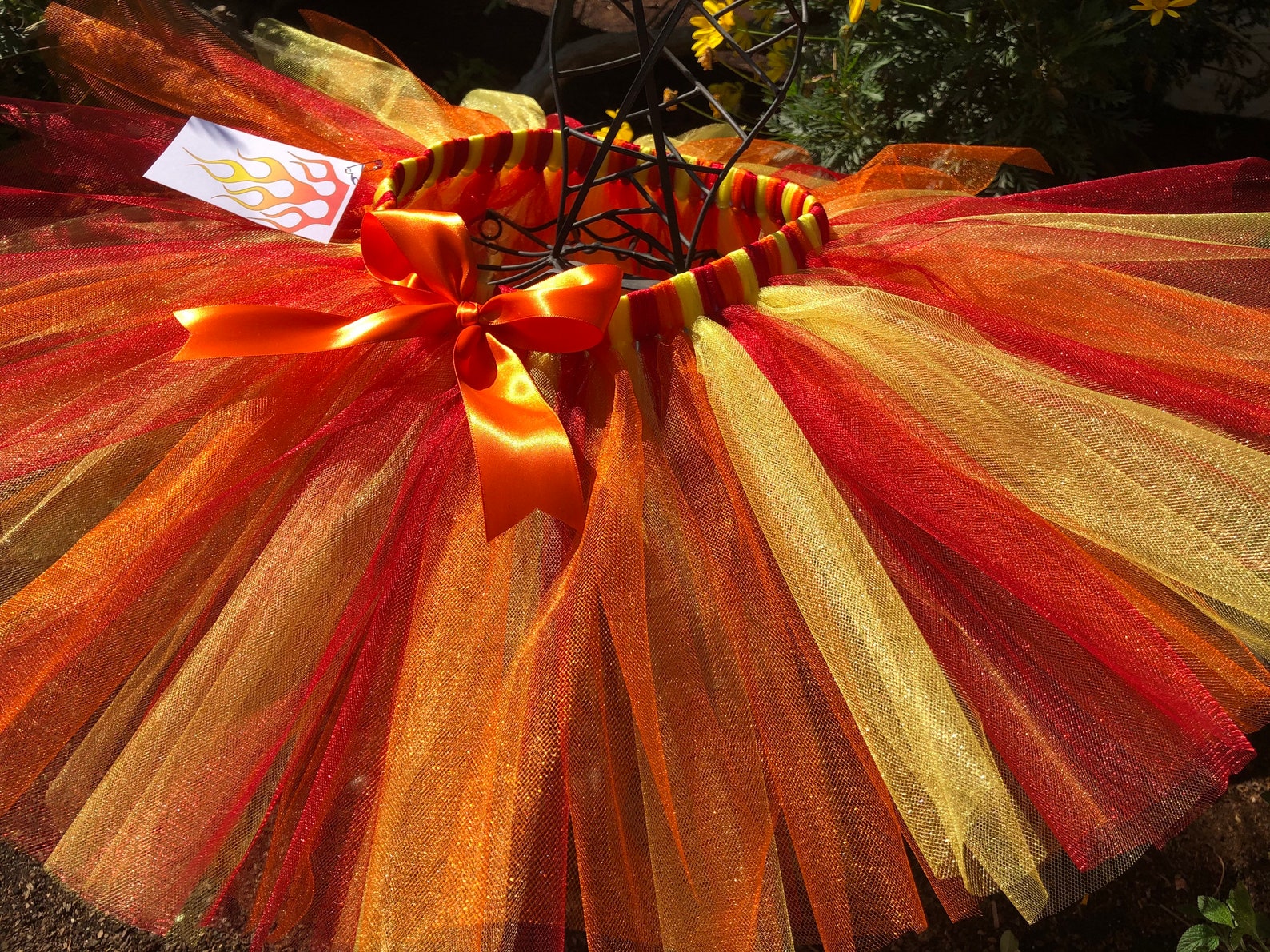 Flaming Fire Tutu - Etsy