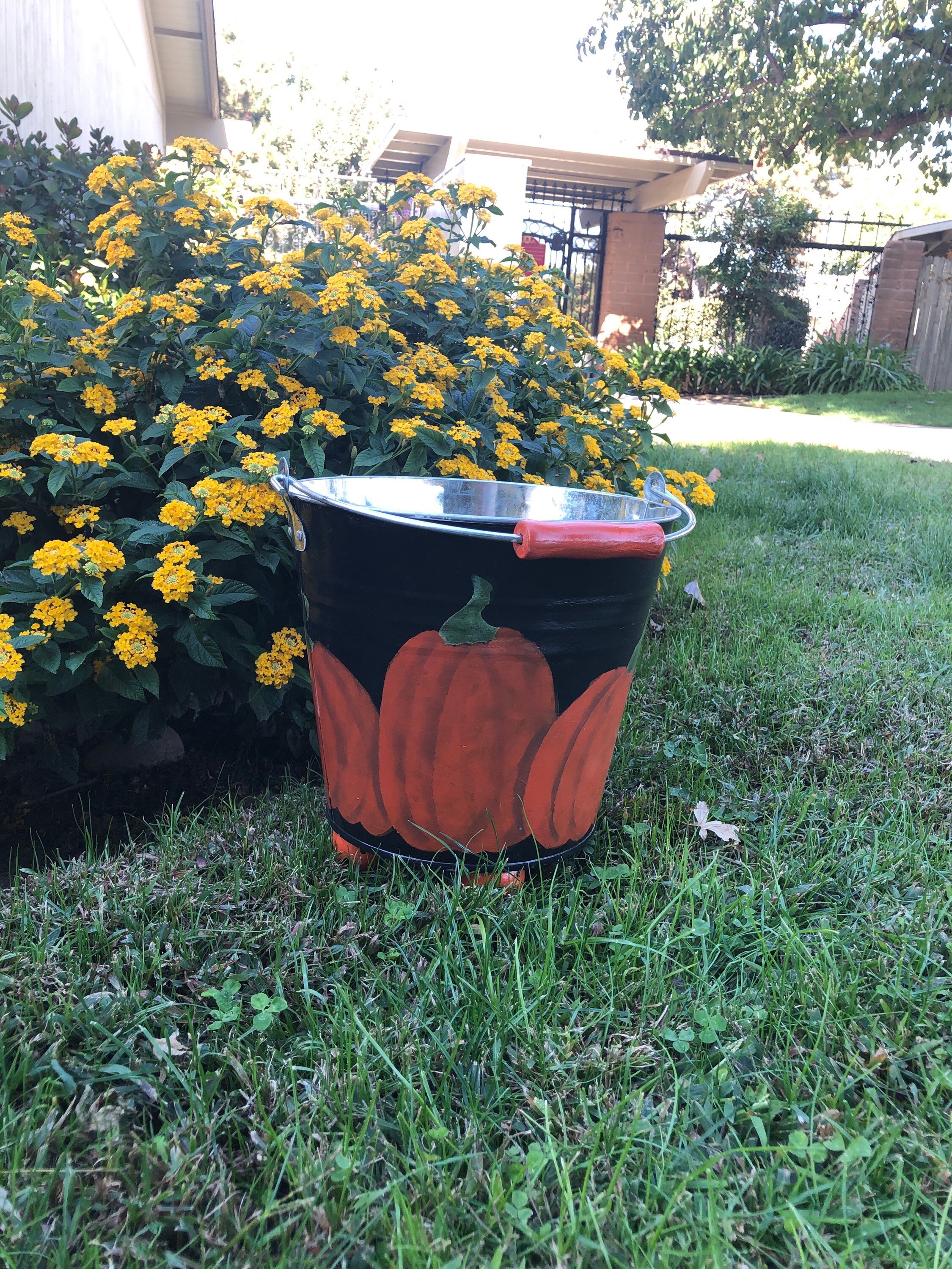 Pumpkin Bucket - Etsy