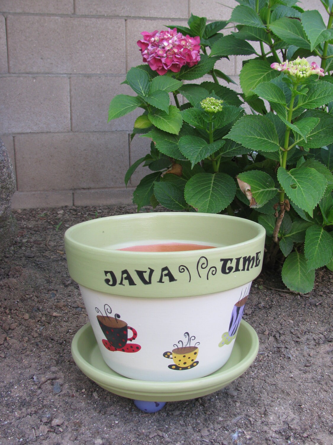 Java Time ... Flower Pot/Planter | Etsy