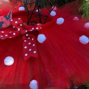 Red Minnie Mouse Tutu - Etsy