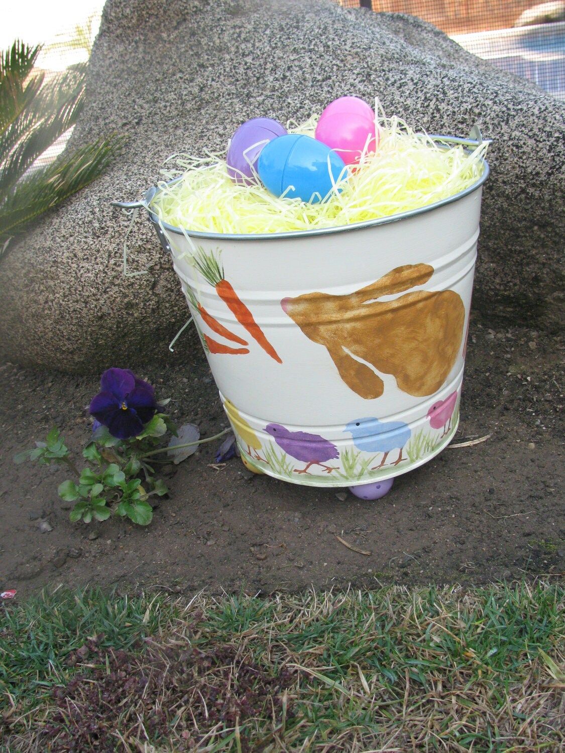 Spring/easter Bucket | Etsy