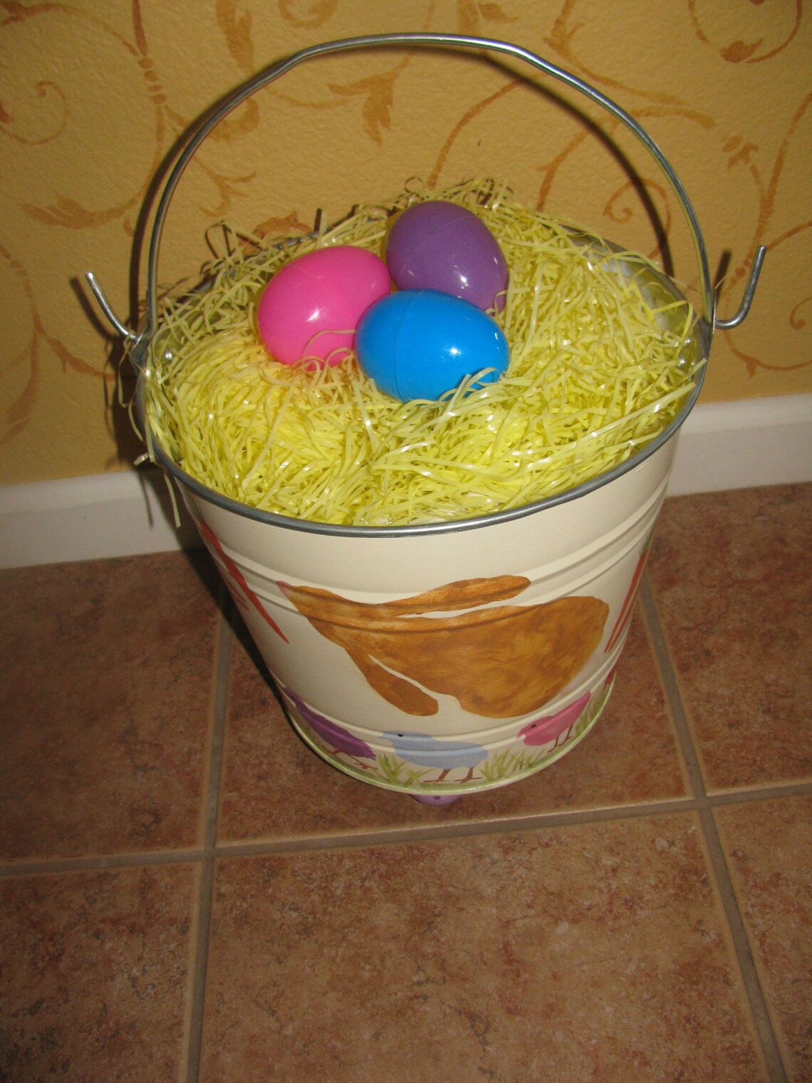 Spring/easter Bucket - Etsy