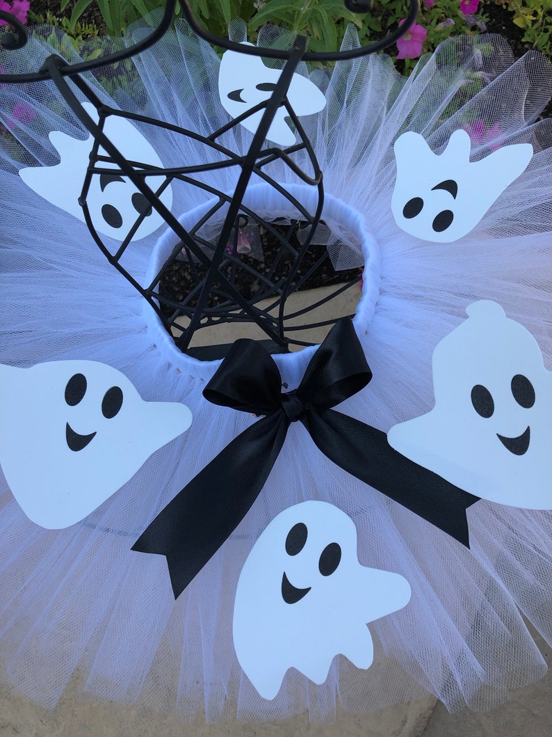 White Ghost Tutu Costume - Etsy