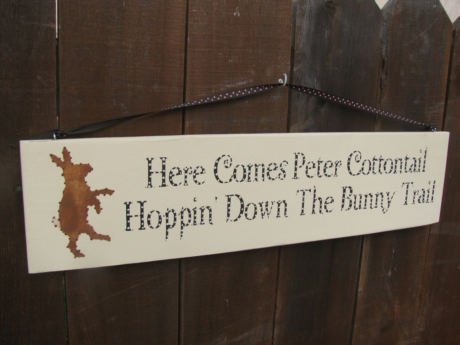 Bunny Sign - Etsy