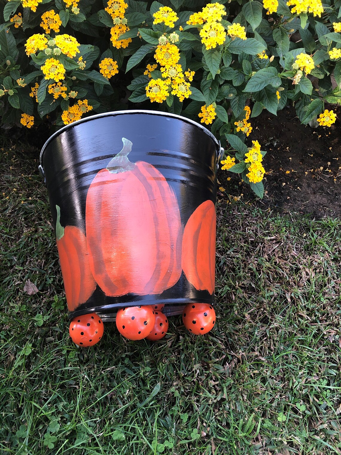 Pumpkin Bucket - Etsy