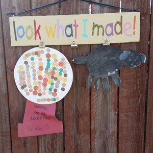 Kids Art Collection Hanging Sign - Etsy