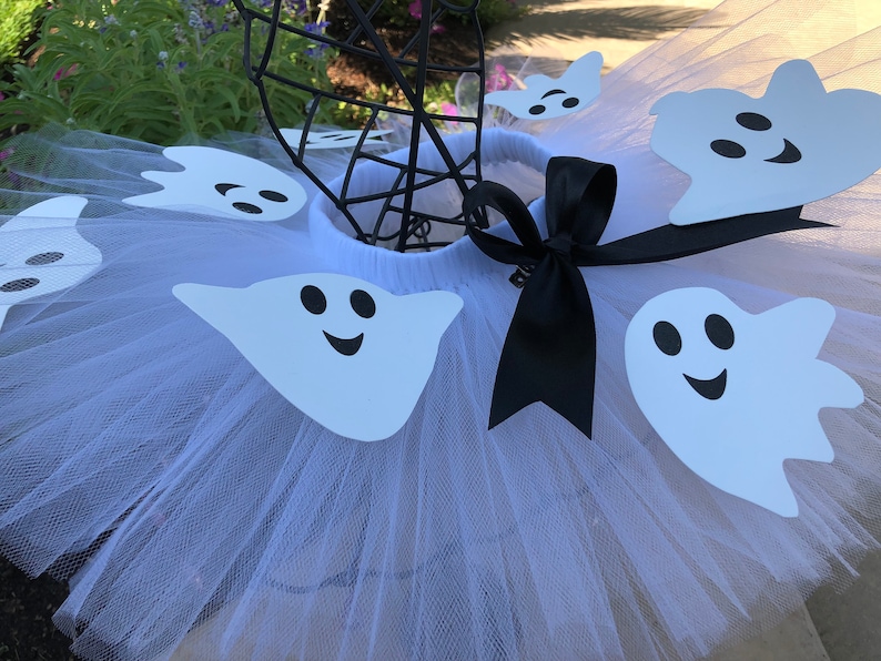 White Ghost Tutu Costume - Etsy