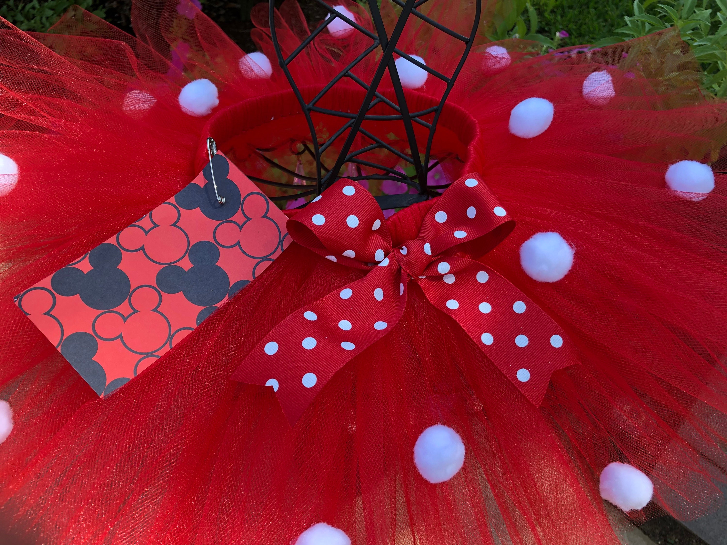 Red Minnie Mouse Tutu - Etsy
