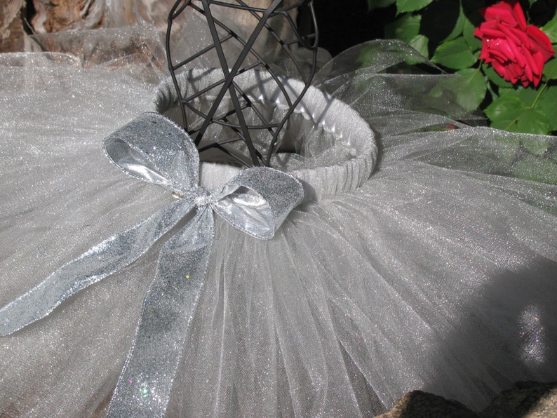 Silver Sparkle Tutu - Etsy