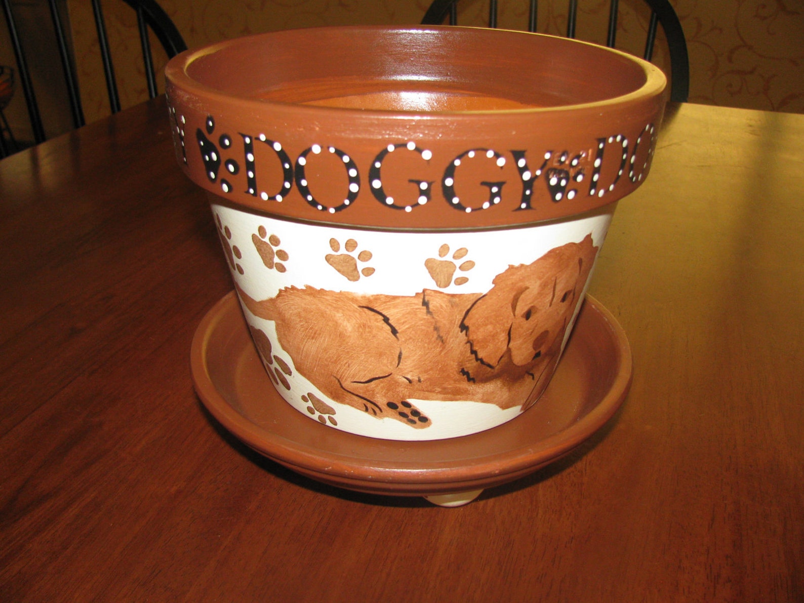 Dog Flower Pot - Etsy