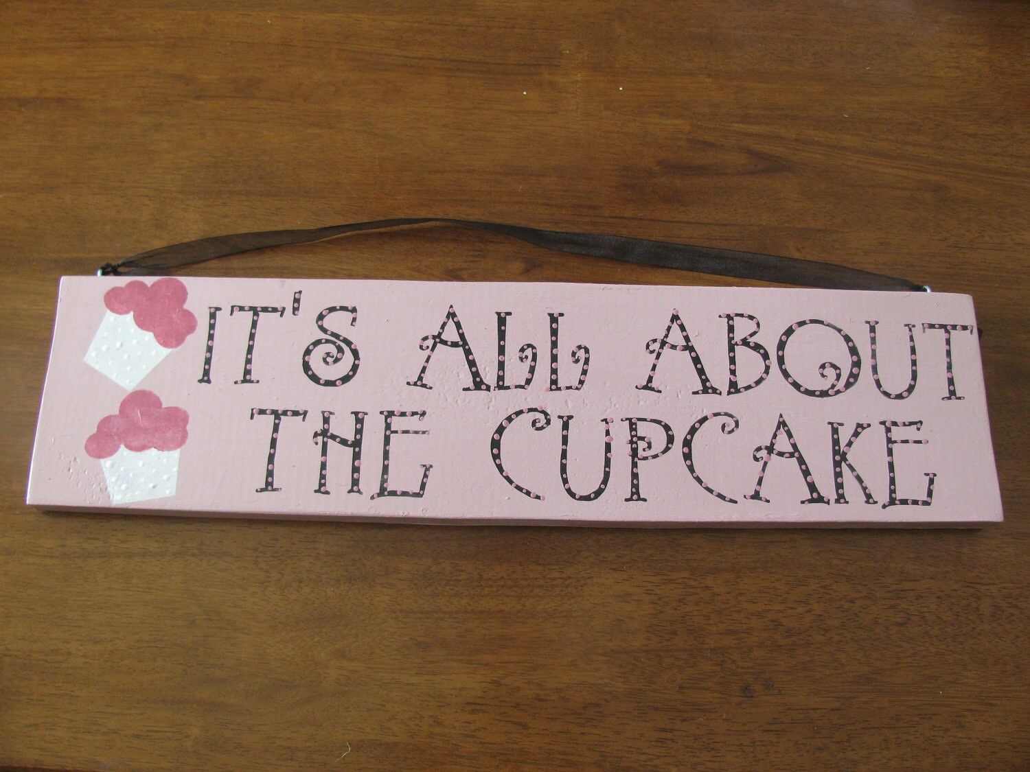 Cupcake Hanging Sign | Etsy