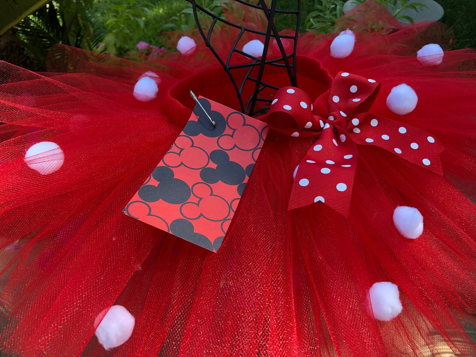 Red Minnie Mouse Tutu - Etsy