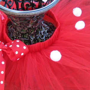 Red Minnie Mouse Tutu - Etsy