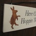 Bunny Sign - Etsy