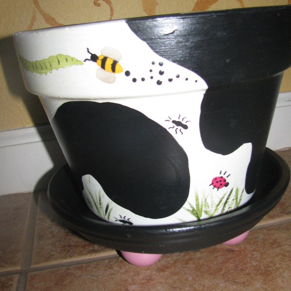 Cow Flower Pot - Etsy