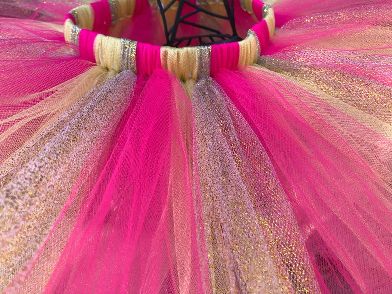 Princess Pink and Gold Tutu - Etsy